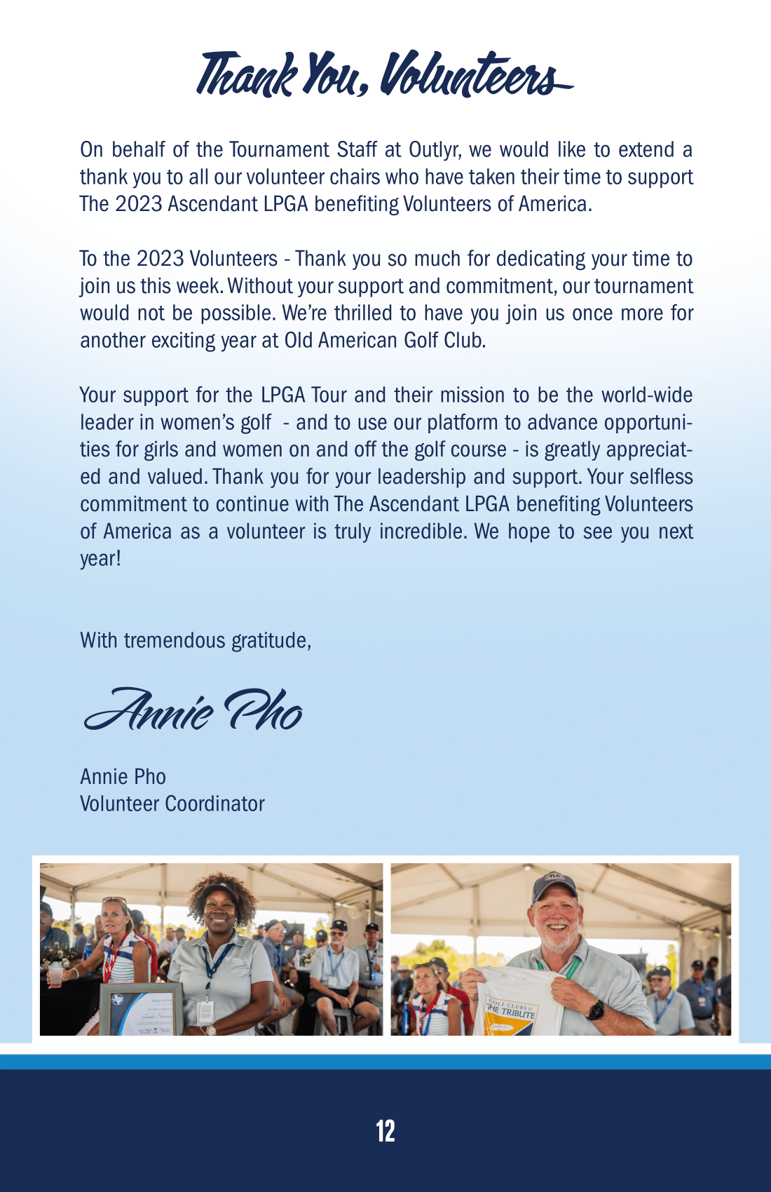 Spectator Information | Ascendant LPGA